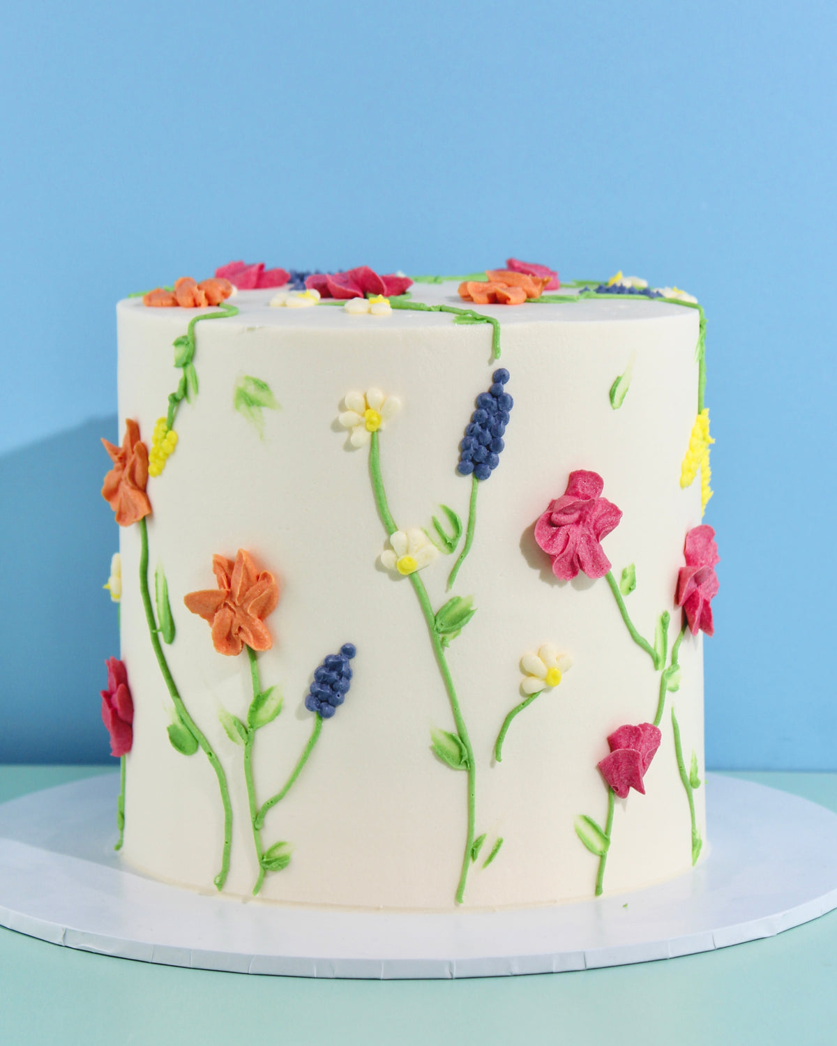 Wildflowers Cake | Hand-Piped Floral Celebration Cake | Amys Bakehouse
