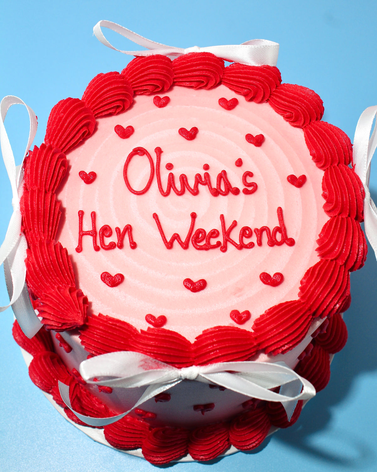 Cutie Cake Of Hearts | Romantic Buttercream Cake | Amy's Bakehouse ...