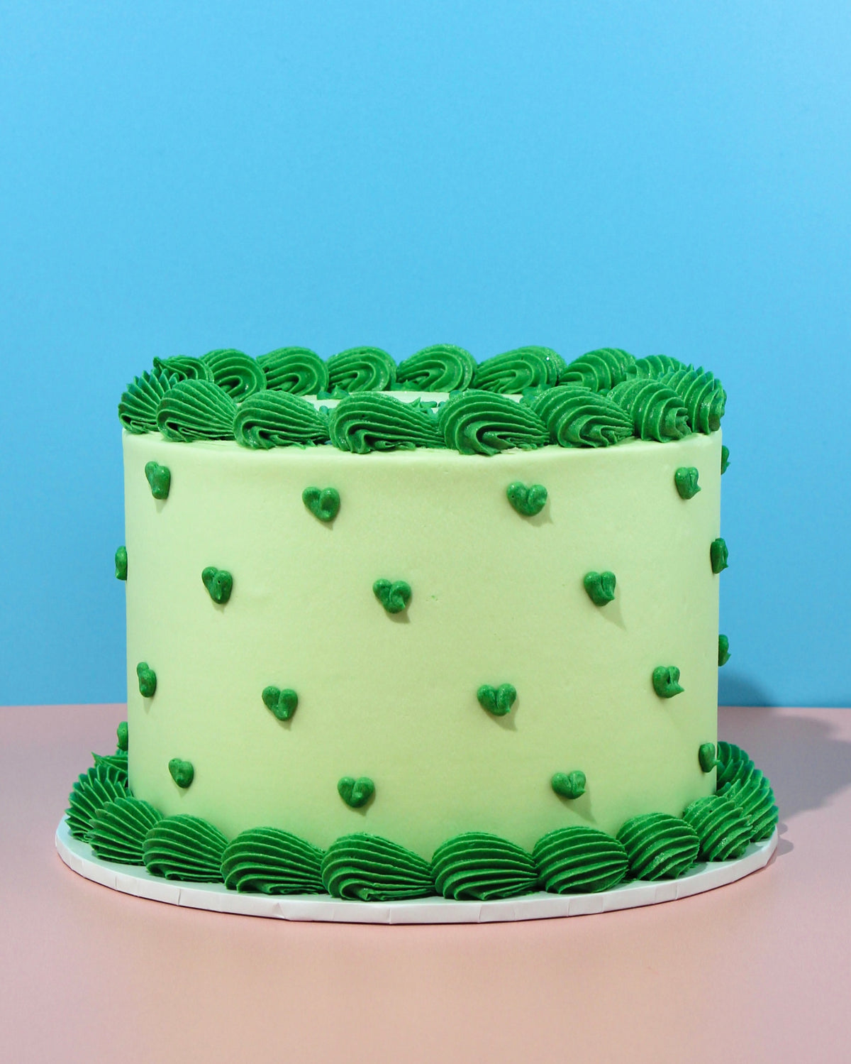 Green Cake Of Hearts | Order Yours Today | Amy's Bakehouse | | Amys ...