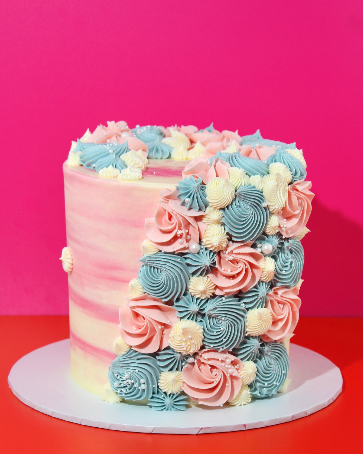 Eggless Bubblegum Cascade Cake | Order Yours Now | Amy's Bakehouse ...