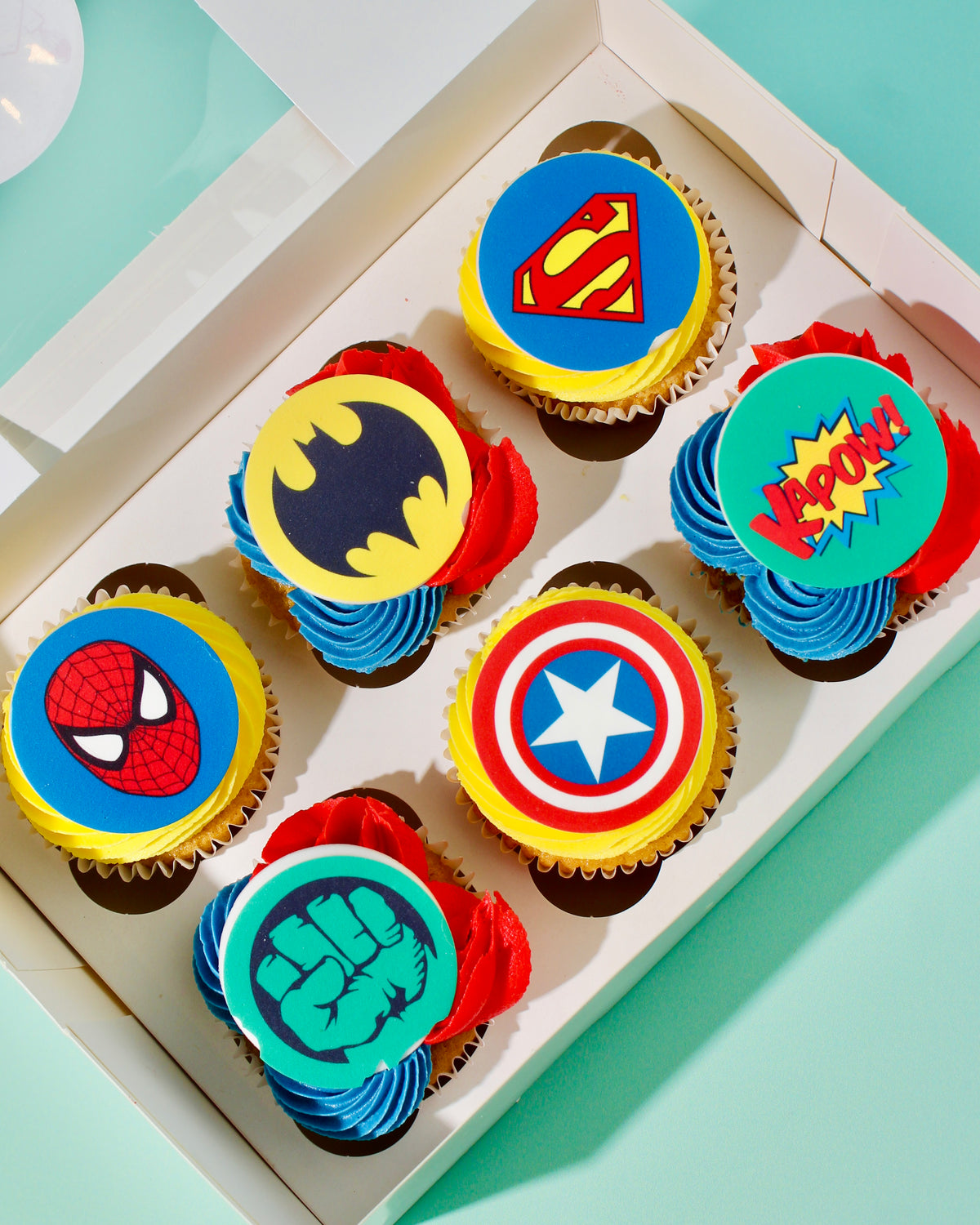 Superhero Themed Cupcakes | Collection Or Delivery | St Albans | Amys ...