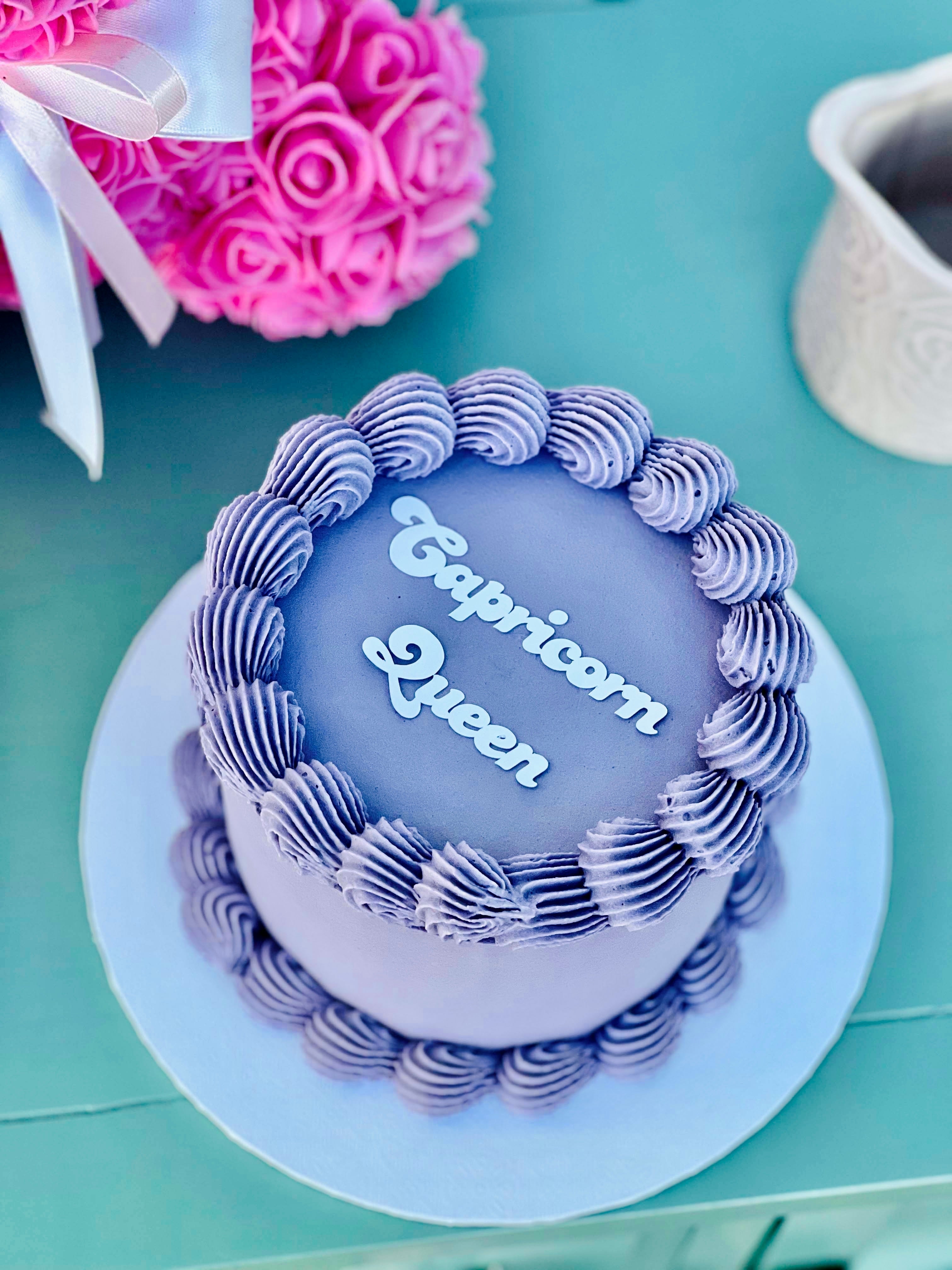 Eggless Mini Message Cake | Amys Bakehouse