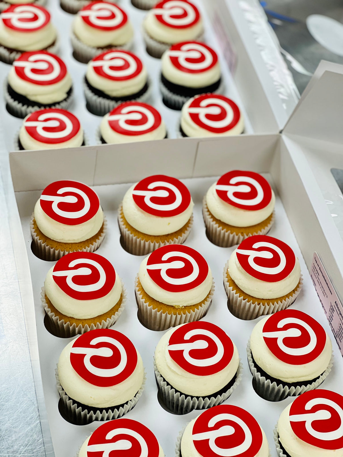 Eggless Logo Cupcakes | Order Yours Now | St Albans Bakery | Amys Bakehouse