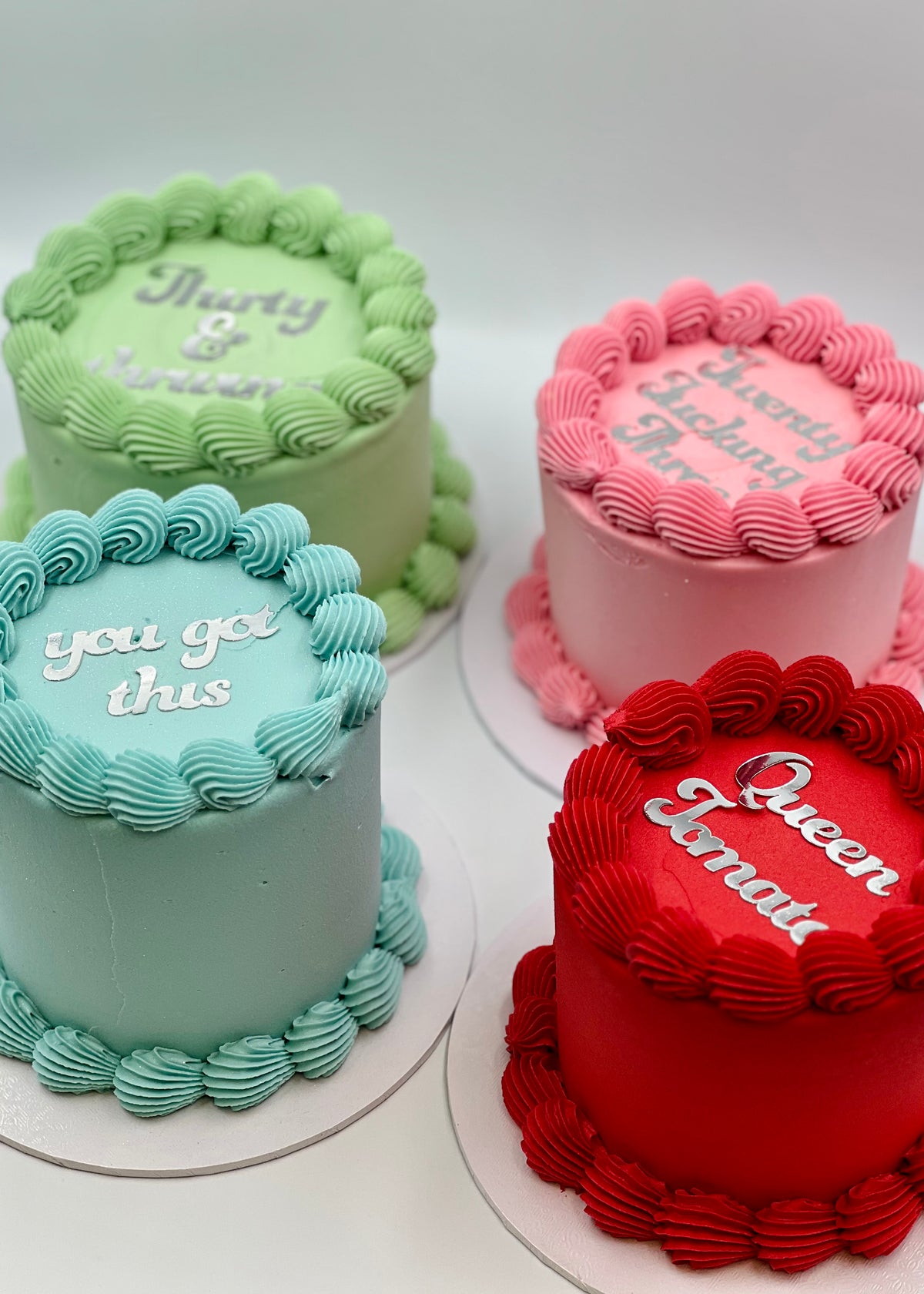 Mini Message Cakes | Amy’s Bakehouse | St Albans Bakery | Amys Bakehouse