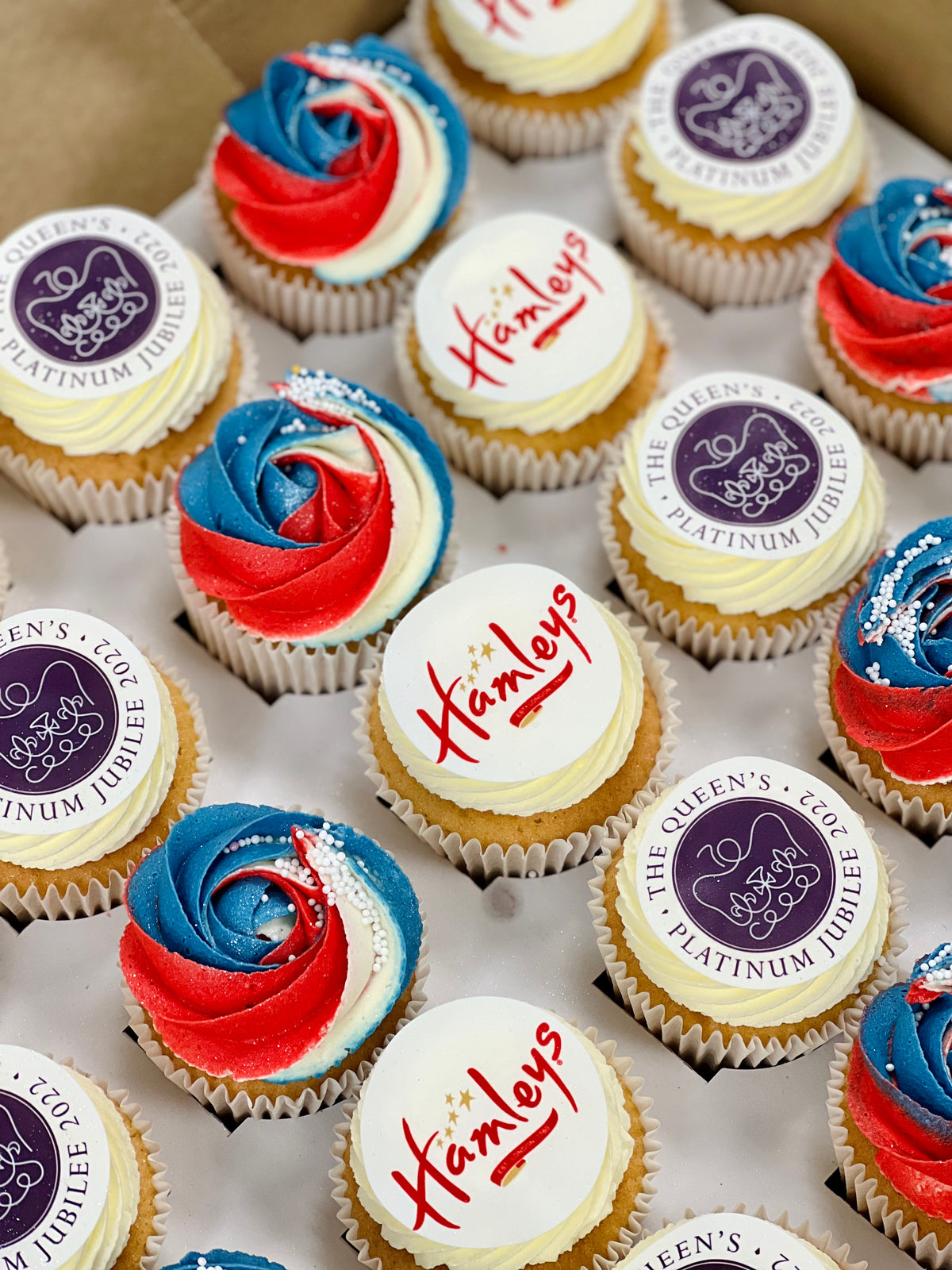 Eggless Logo Cupcakes | Order Yours Now | St Albans Bakery | Amys Bakehouse