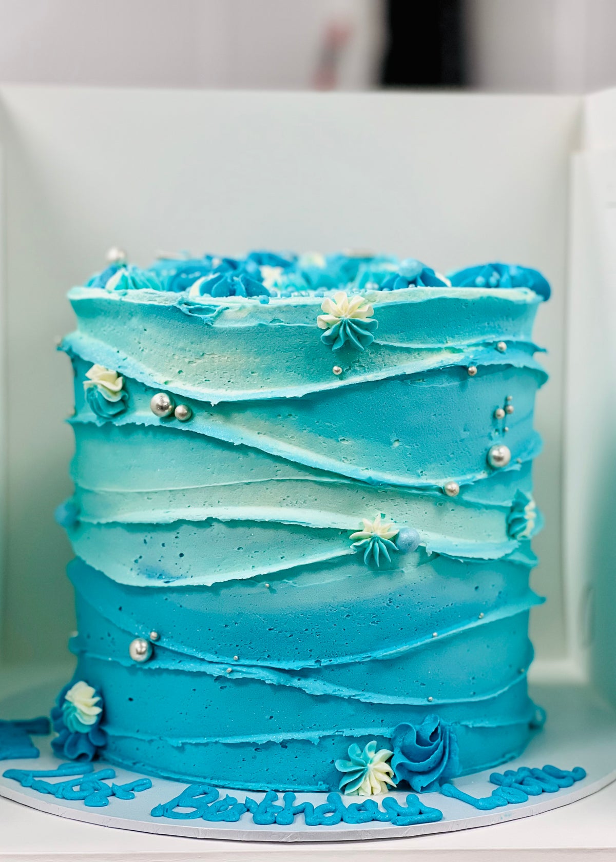 Eggless Wave Effect Cake | Amys Bakehouse