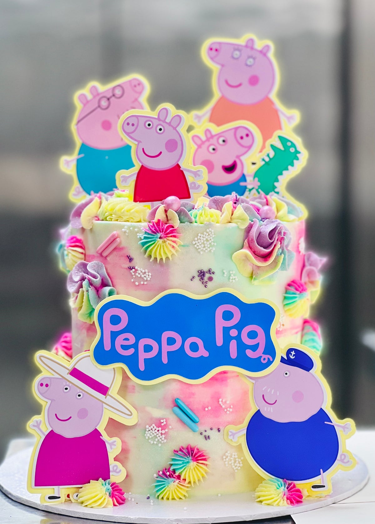 Pig Cake Designs Picture Peppa Pig Design Cake | Birthday Cake Design
